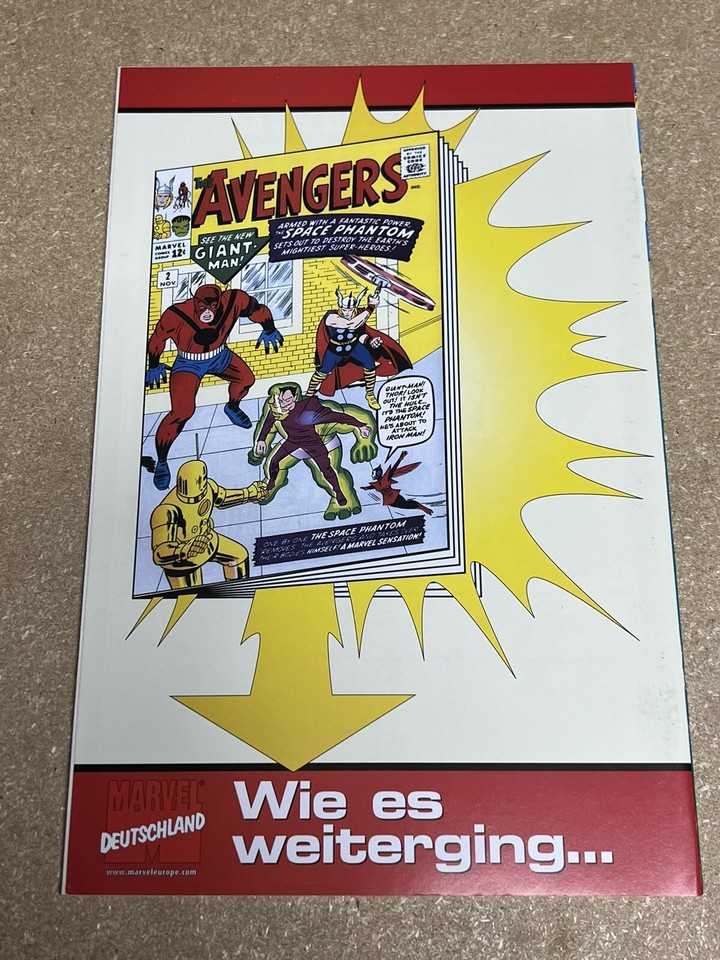 THE AVENGERS (1999) #1 GERMAN EDITION EURO REPRINTS 1963 MARVEL COMICS ...
