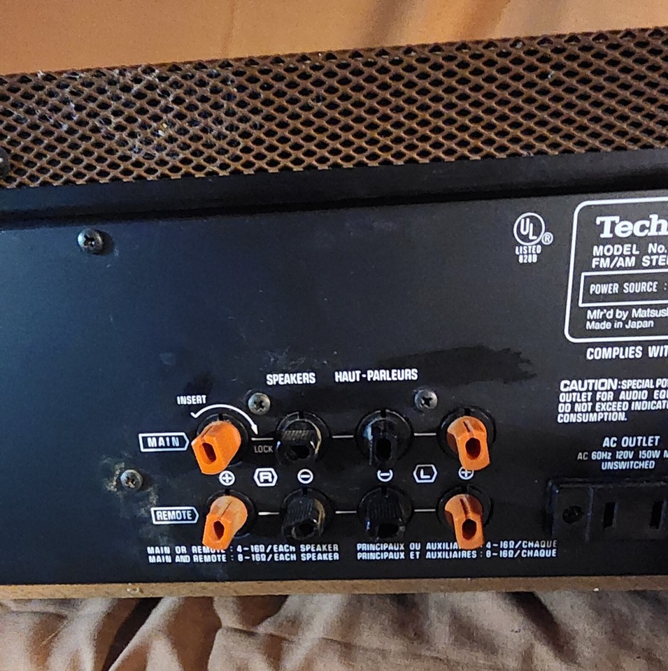 Technics SA-505 FM/AM Stereo Receiver POWERS UP | eBay