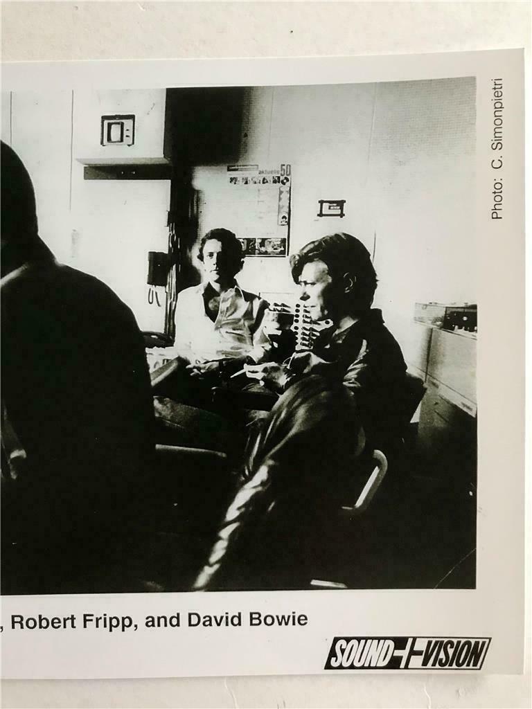 David Bowie Brian Eno Robert Fripp Ryko Publicity Photo 8 x 10 | eBay