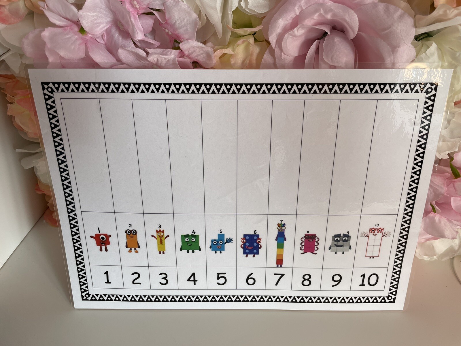 New CBeebies NumberBlocks Laminated A4 | Grelly UK