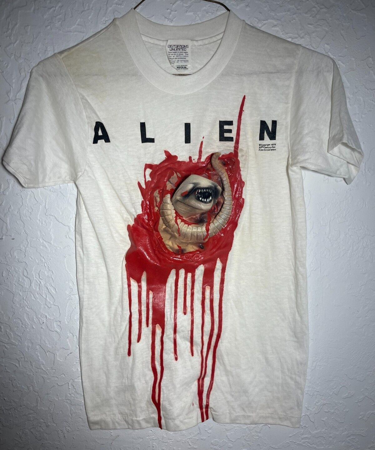 1979 Alien Chestburster Shirt Single Stitch Horror Fi… - Gem