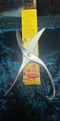 Vintage Rostfrei ITALY Stainless Steel Poultry SCISSORS SHEARS CUTLERY ...
