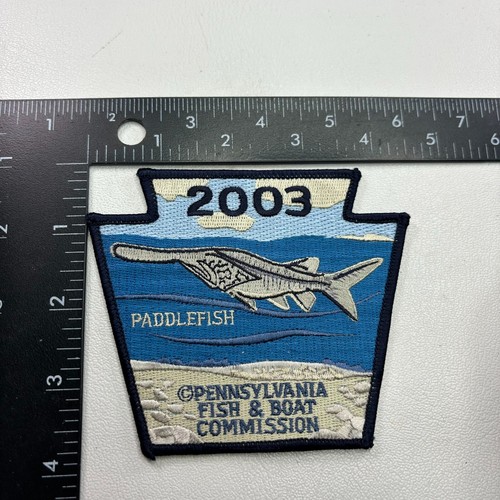 2003 PADDLEFISH Patch Pennsylvania Fish & Boat Commission 441O | eBay