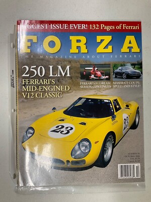 #056 Forza Ferrari Magazine 250 LM Ferrari's Mid-Engined V12 Classic | eBay