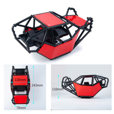 Für 1:10 RC Axial SCX10 II 90046 Nylon Kunststoff Roll Cage Body Shell ...