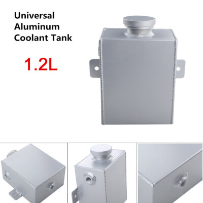 Universal Aluminum Radiator Overflow Coolant Reservoir Tank Bottle With ...