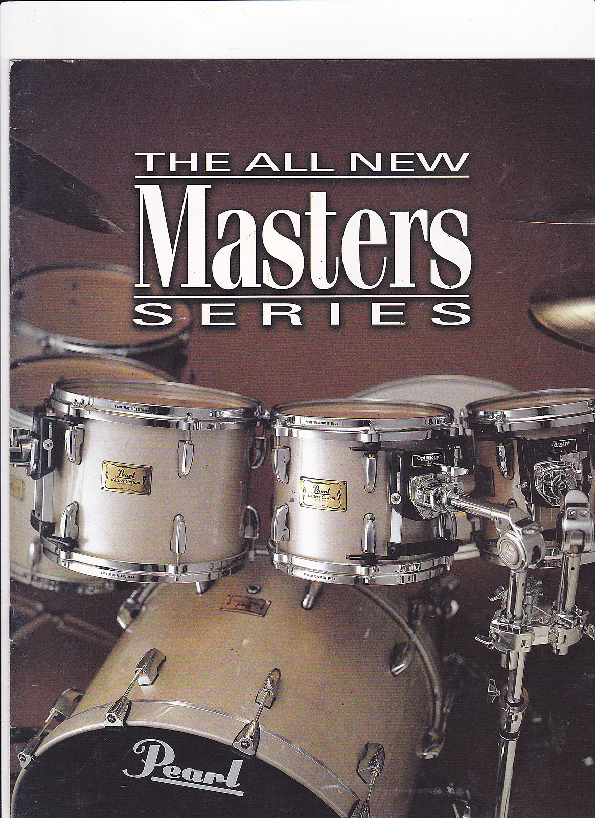 VINTAGE MUSICAL INSTRUMENT CATALOG #10577 - 1990s PEARL DRUMS - MASTER ...