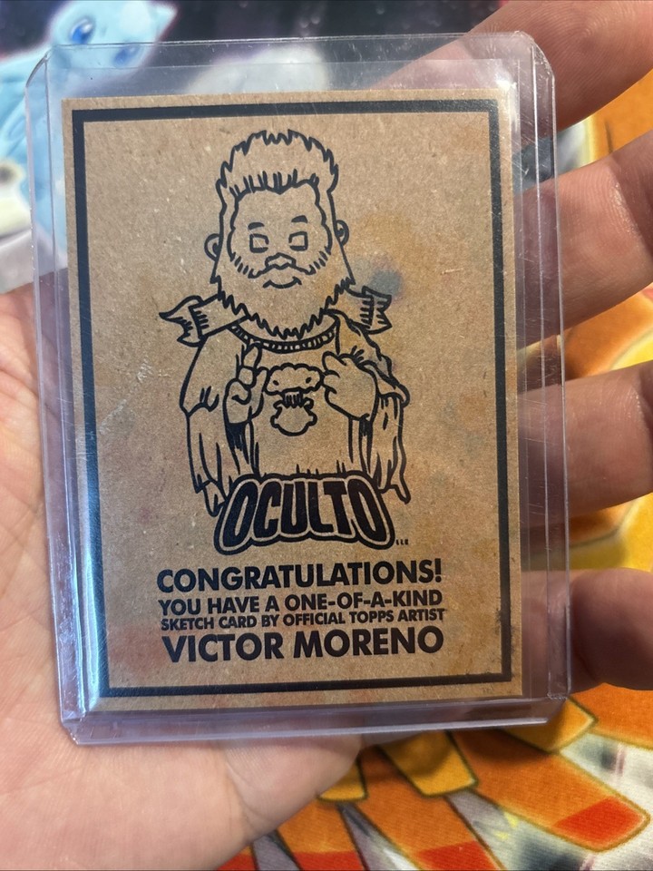 garbage pail kids 1/1 sketch Victor Moreno Super Fire Art | eBay