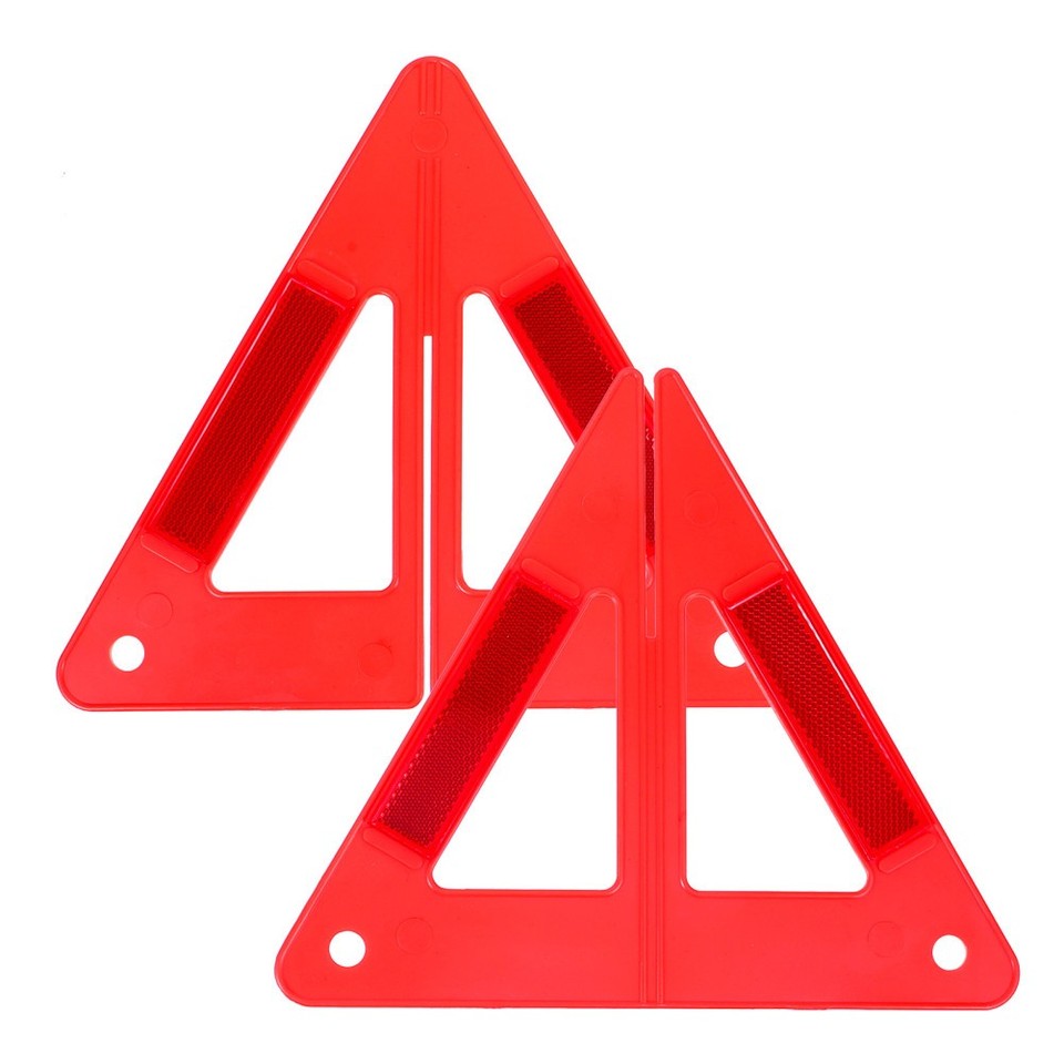 Automotive Triangle Warning Sign Safety Reflective Triangles Road ...