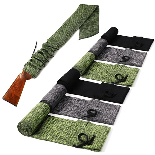6 Pcs 54 x 6 Inch Knit Gun Socks for Rifles and Shotguns, Silicone ...