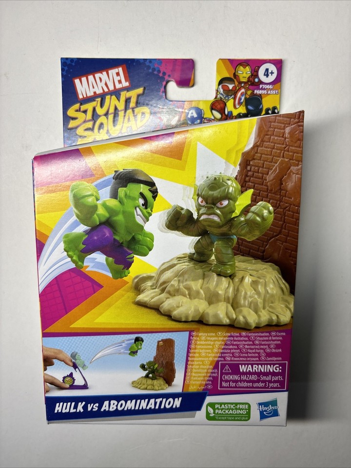 Marvel Stunt Squad Hulk vs. Abomination Toy Playset New Sealed | eBay