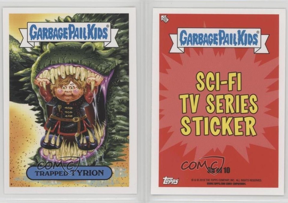 2016 Garbage Pail Kids Prime Slime Trashy TV Sci-Fi Series Trapped ...
