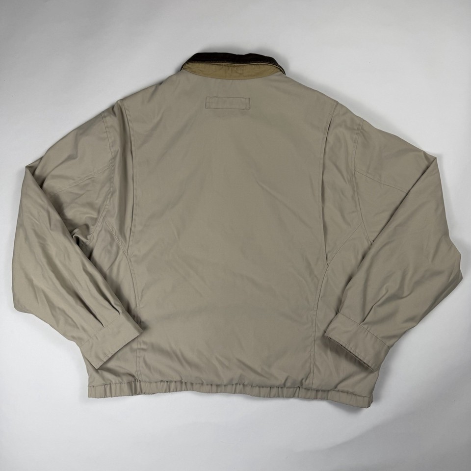 Vintage Eddie Bauer Outdoor Hunting Chore Detroit Jacket Leather Medium ...