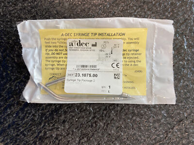 PK OF TWO Original ADEC dental air water syringe tips new In The Bag 23 ...