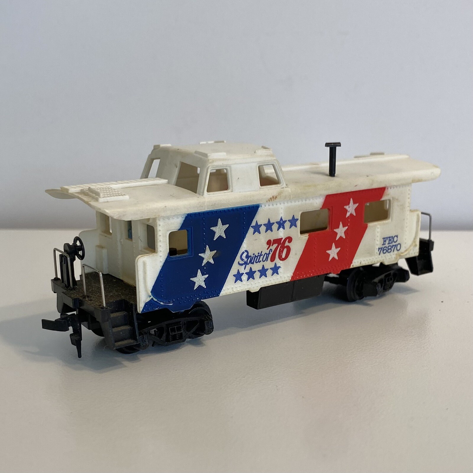 VTG '70's HO Tyco Model Train Car Caboose Spirit of '76 Bicentennial ...