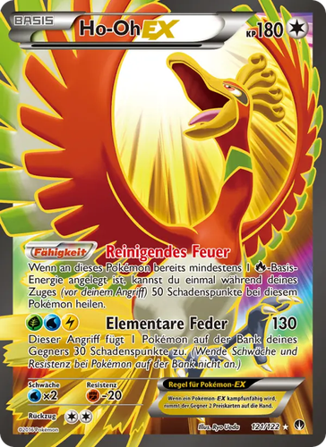 Pokémon Ho-Oh EX BKP-121 Ultra Rare Deutsch Played | eBay.de