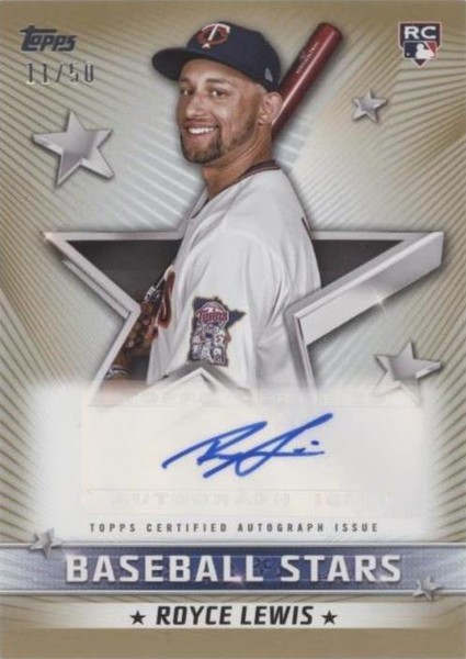 2022 Topps Update Series - Baseball Stars Autographs Gold #BSA-RL Royce ...