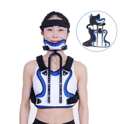 Adjustable Neck Chest Cervical Thoracic Head Orthosis Support Frame ...
