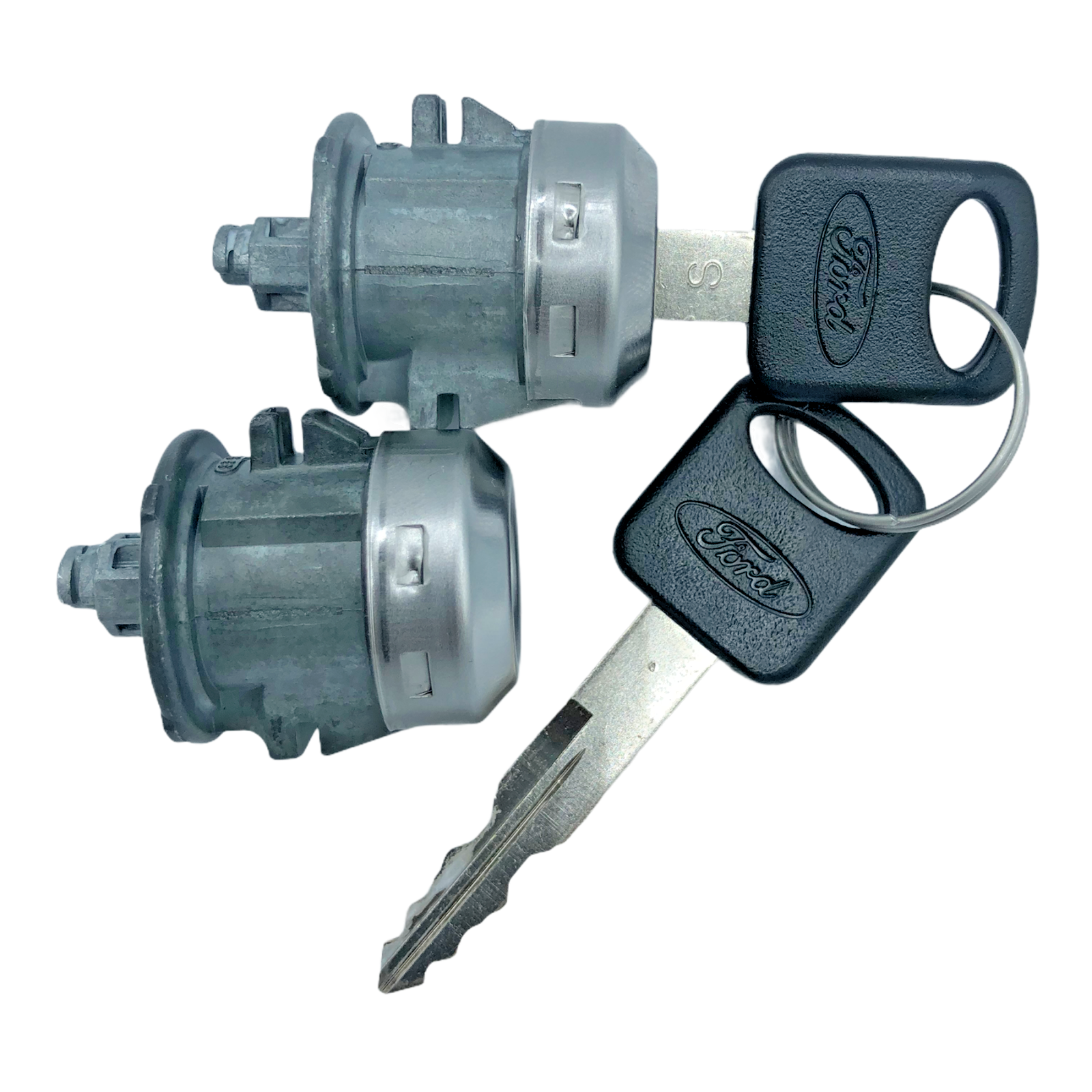 1997 - 2016 FORD F150 F250 F350 OEM Door Lock Cylinder Set & 2 Ford ...