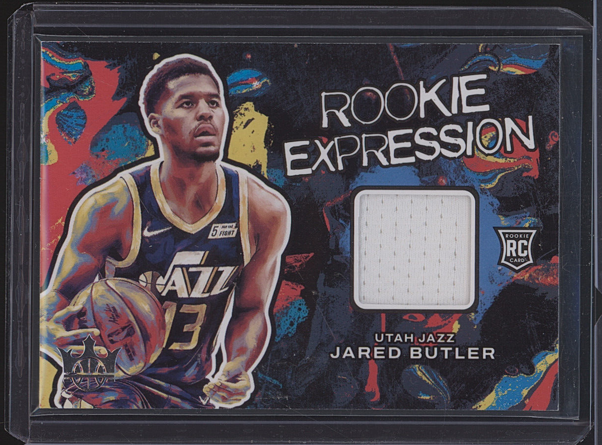 Jared Butler 2021-22 Court Kings Rookie Expressions Patch Jazz AA-4279 ...