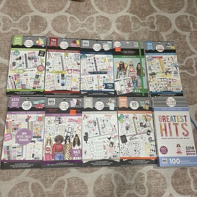 Happy Planner Sticker Book Lot 10 Books 95+% Complete Thousands Of ...
