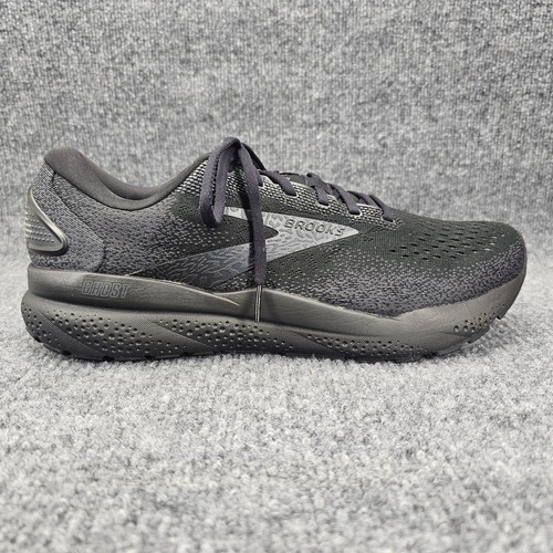 Brooks Ghost 16 Mens Size 12 Black Ebony Athletic Daily Trainer Running ...