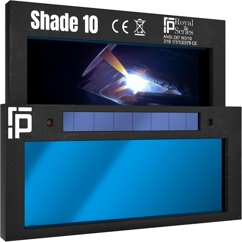 | HD Shade 10 Auto Darkening Welding Lens | Cool Blue Welding Lens 2X4 ...