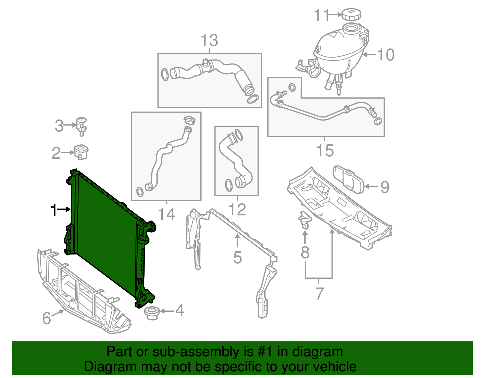 MERCEDES BENZ 0995006203 Genuine OEM Factory Original Radiator for sale ...