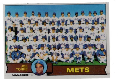 New York Mets / Joe Torre Team Checklists 1979 Topps #82 | eBay