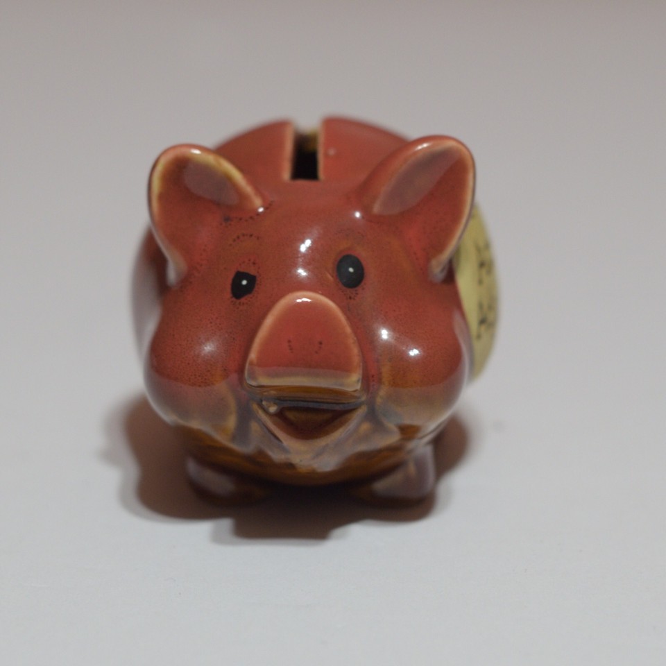 Vintage Coin Bank Small Novelty Mini Piggy Bank Tiny Collectible | eBay