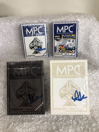 MPC Impressions Lot Of 4 Playing Cards Kickstarter Court/Phantom ...