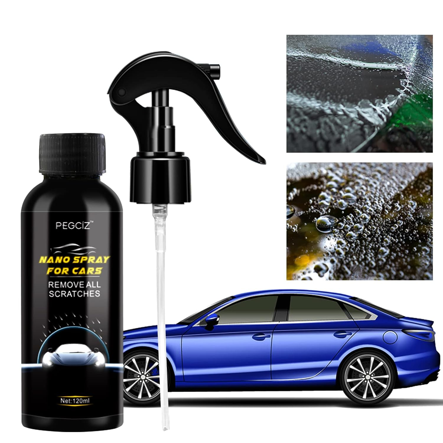 Nano Car Scratch Repair Spray 120ML Car Scratch Removal for All Car ...