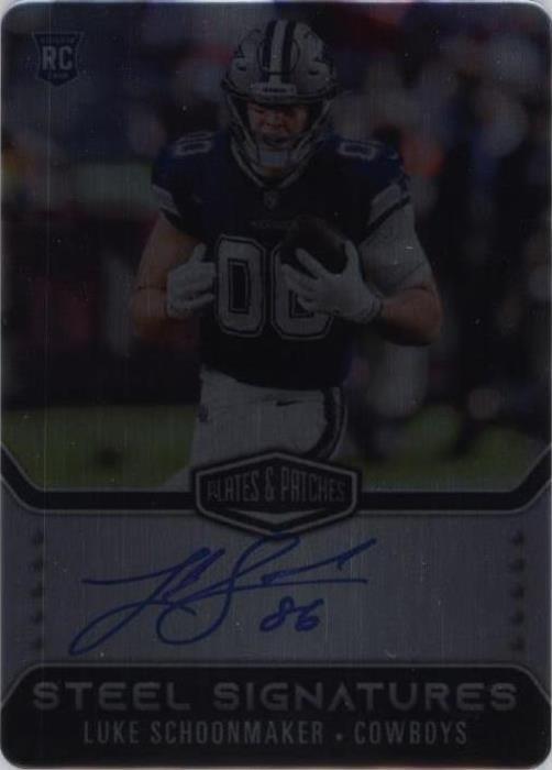 2023 Panini Plates & Patches - Rookie Steel Signatures Luke Schoonmaker ...