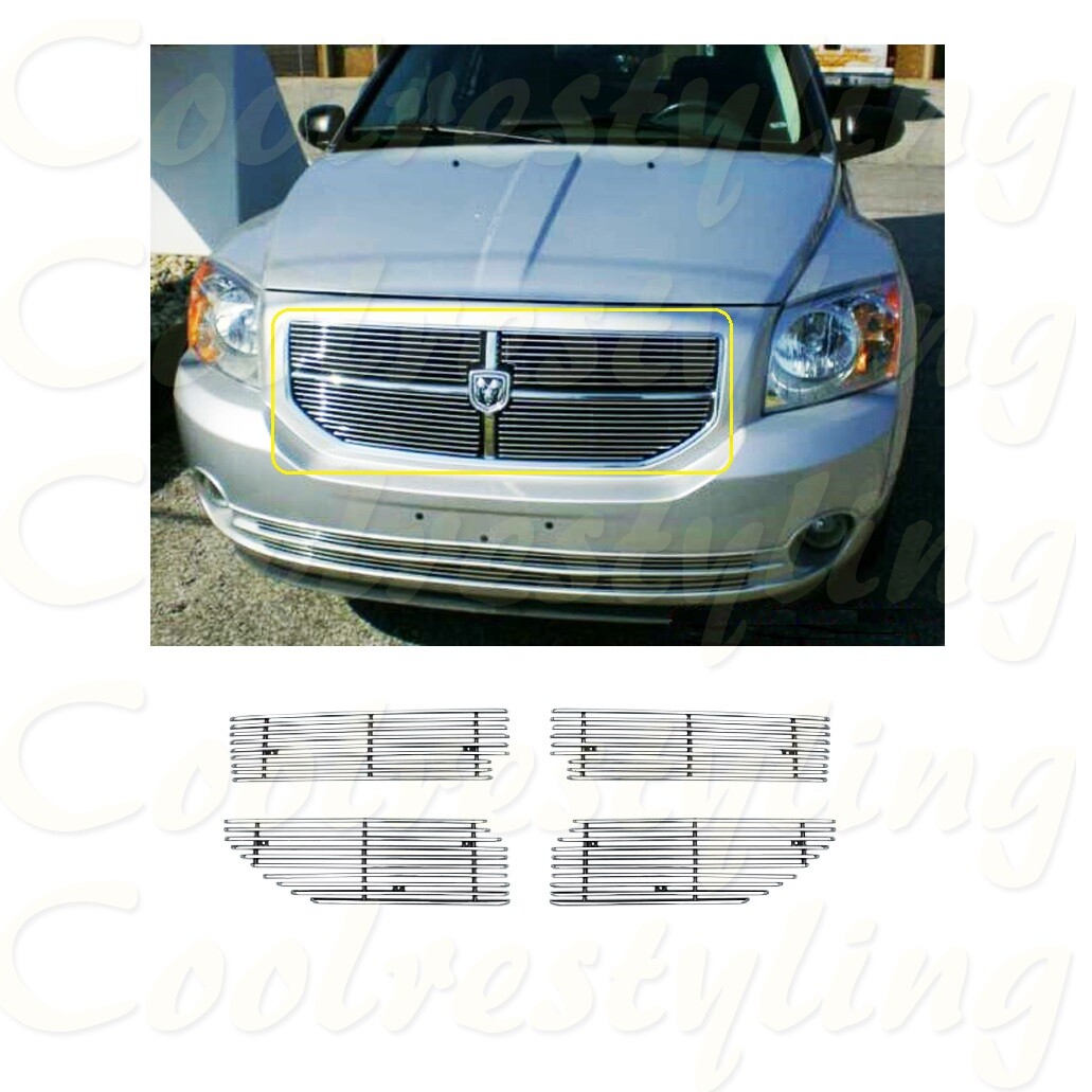 FOR 06 07 08 09 2010 11 12 DODGE CALIBER UPPER BILLET GRILLE INSERT ...