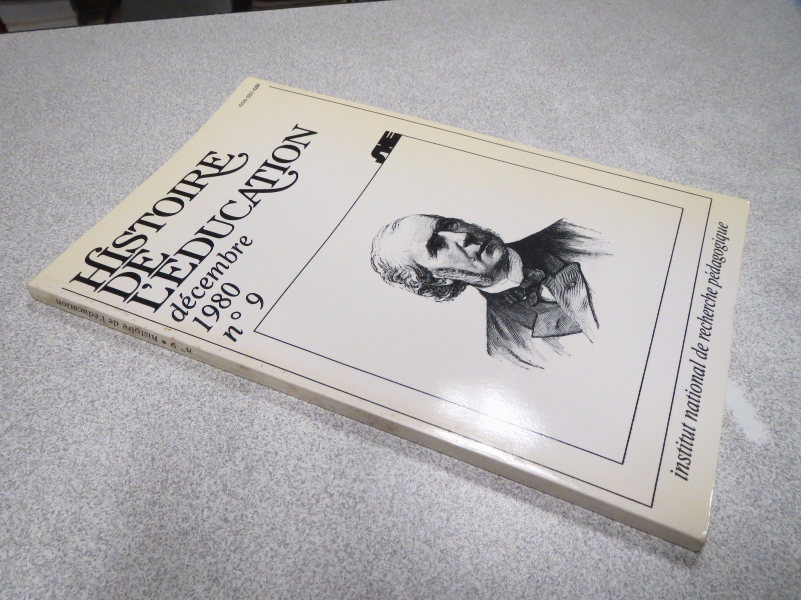 CA826 HISTOIRE DE L EDUCATION DECEMBRE 1980 N° 9 INSTITUT NATIONAL DE ...