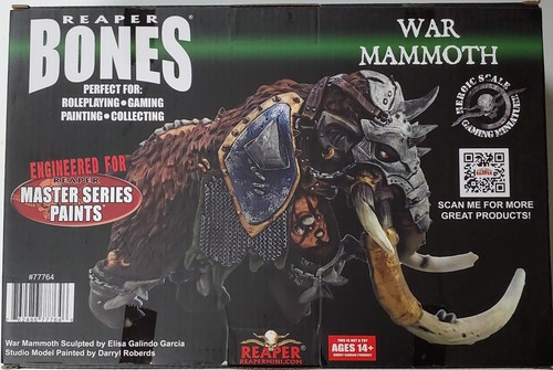 WAR MAMMOTH Reaper Miniatures Bones Classic Deluxe Boxed Set REM77764 D ...