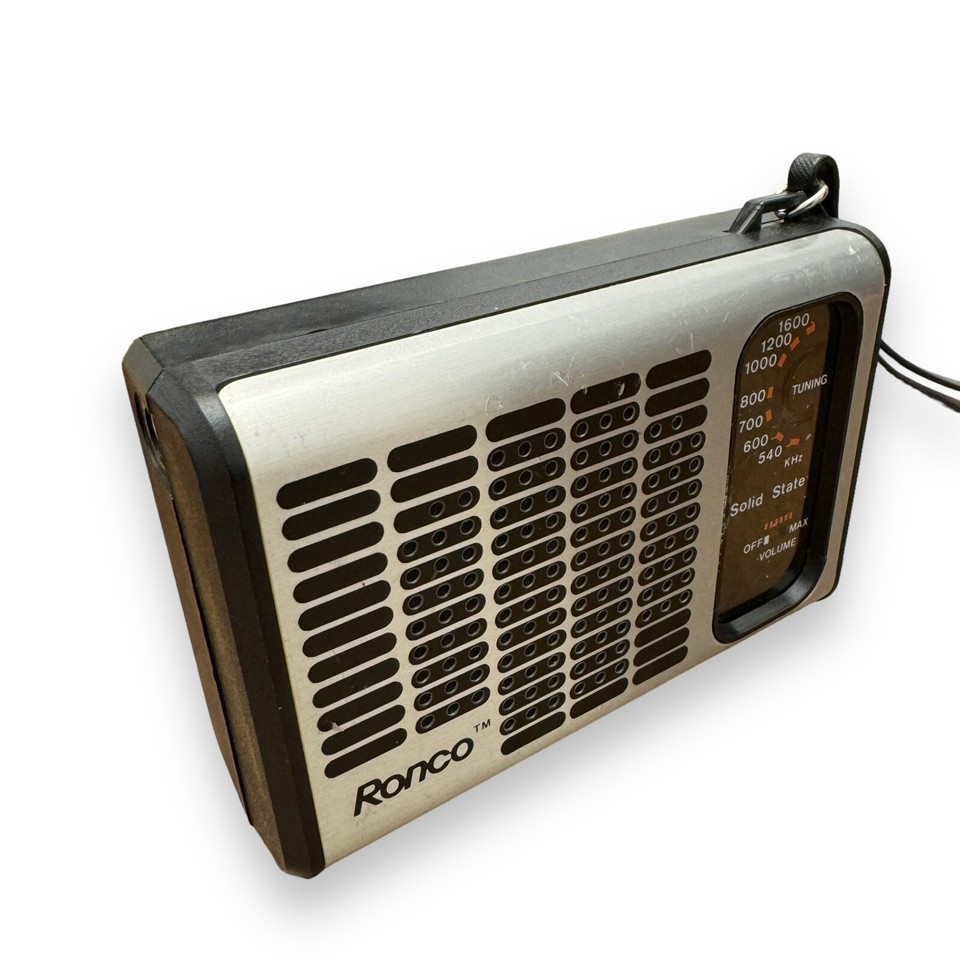 Ronco Vintage AM Transistor Radio Microphone Input 1970 Hong Kong, For ...