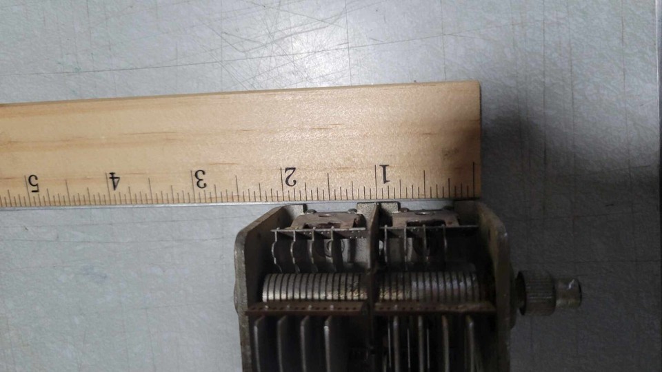 VINTAGE AIR VARIABLE CAPACITOR 2 GANG NOS Military Ham Radio Repair ...