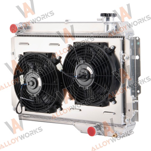 4 Row Radiator Shroud Fan For 1980-1990 Toyota Land Cruiser FJ60 2F 4 ...