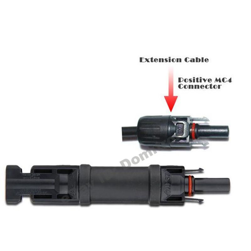 Male to Female F/M Set In-line Diode Solar Panel Cable Connector 15A ...