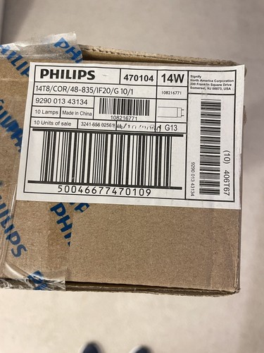 Philips F32T8/TL841/ALTO II~32 Watt Lumens 800 Series~10PK~14T8/COR/48 ...