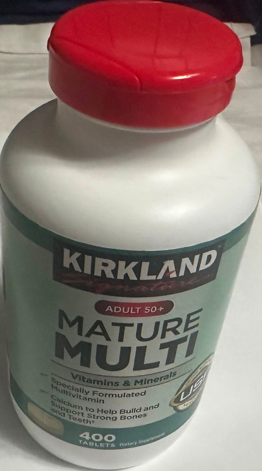 KIRKLAND MATURE MULTIVITAMINS & MINERALS ADULT 50+400 TABLETS DIETARY ...