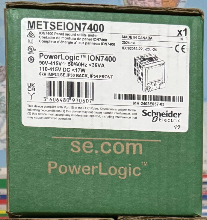 Schneider Electric METSEION7400 PowerLogic ION7400 | eBay