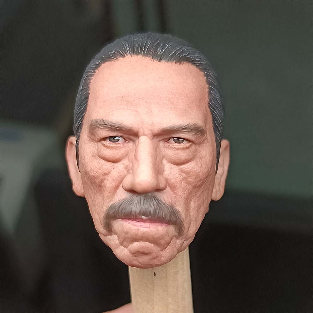 1:6th Danny Trejo PVC Head Sculpt Carved Fit 12in Male HT TBL Action ...