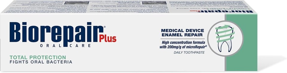 Biorepair Toothpaste Mineralize Repair Tooth Enamel Crack NoFluoride ...