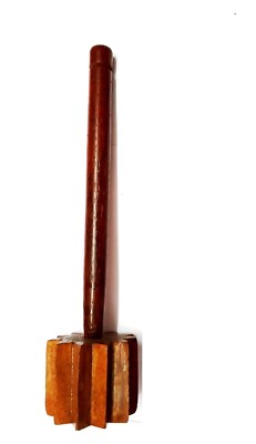 Wooden Hand Masher Dal Lassi Butter Milk Maker Mixer Hand Blende - 14 ...