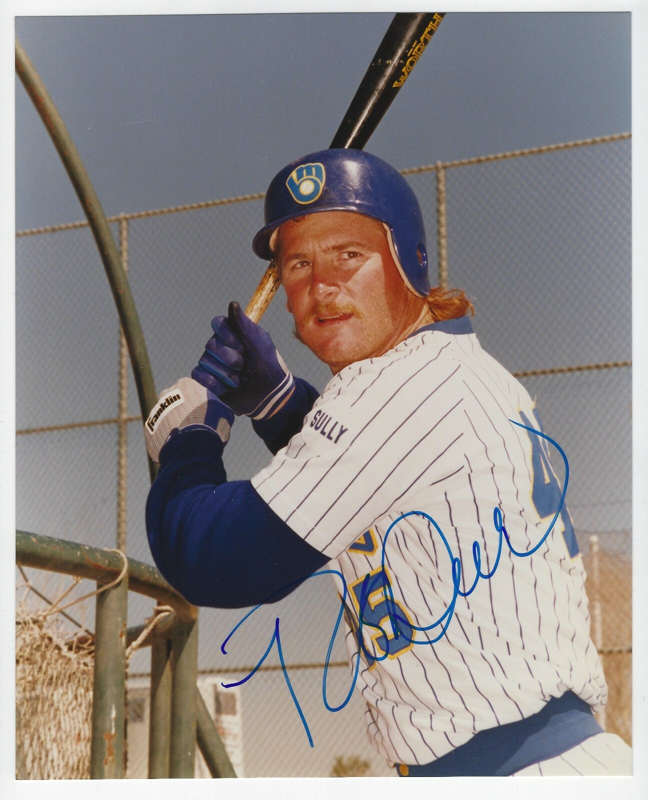 Rob Deer Milwaukee Brewers Signed Auto 8x10 Photo Autograph | eBay