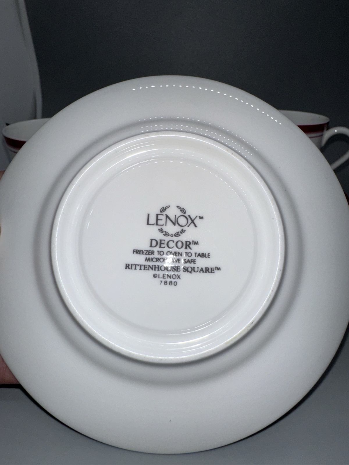 3 SETS LENOX DECOR RITTENHOUSE SQUARE DEMITASSE CUPS AND SAUCERS 6 ...