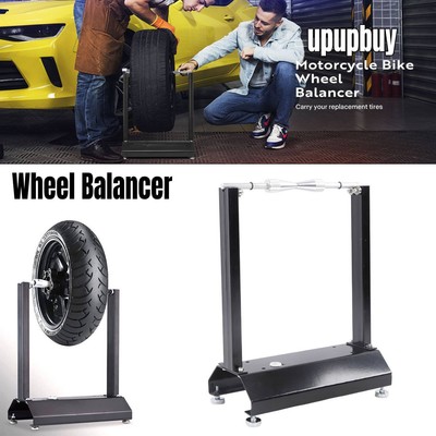 Portable Motorcycle Bicycle Bike Wheel Balancer Tool Rim Tire Balancer ...