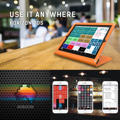Horizon POS iPad software for Cafes, Takeaways, Bars & Food trucks | eBay